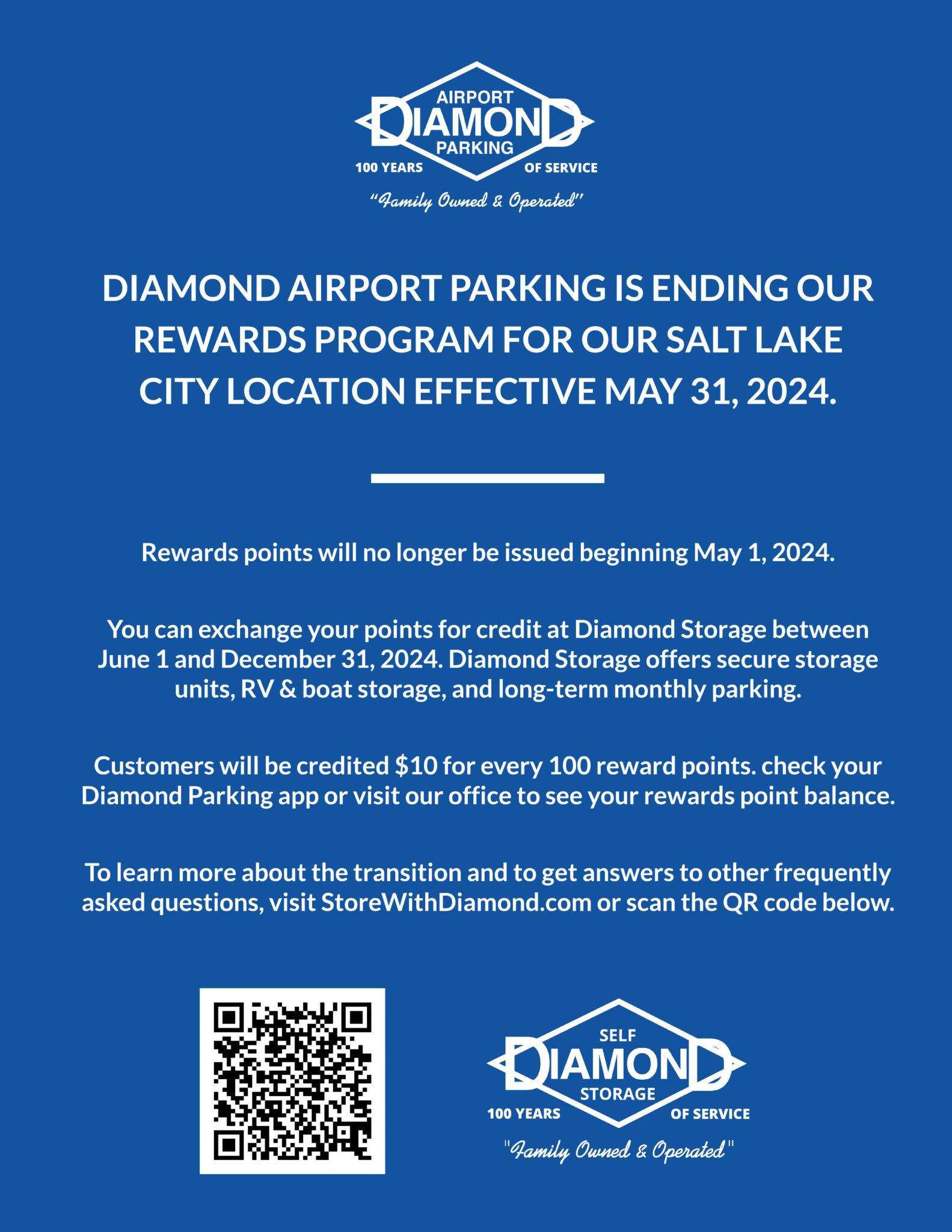 Rewards - Diamond Parking Redwood